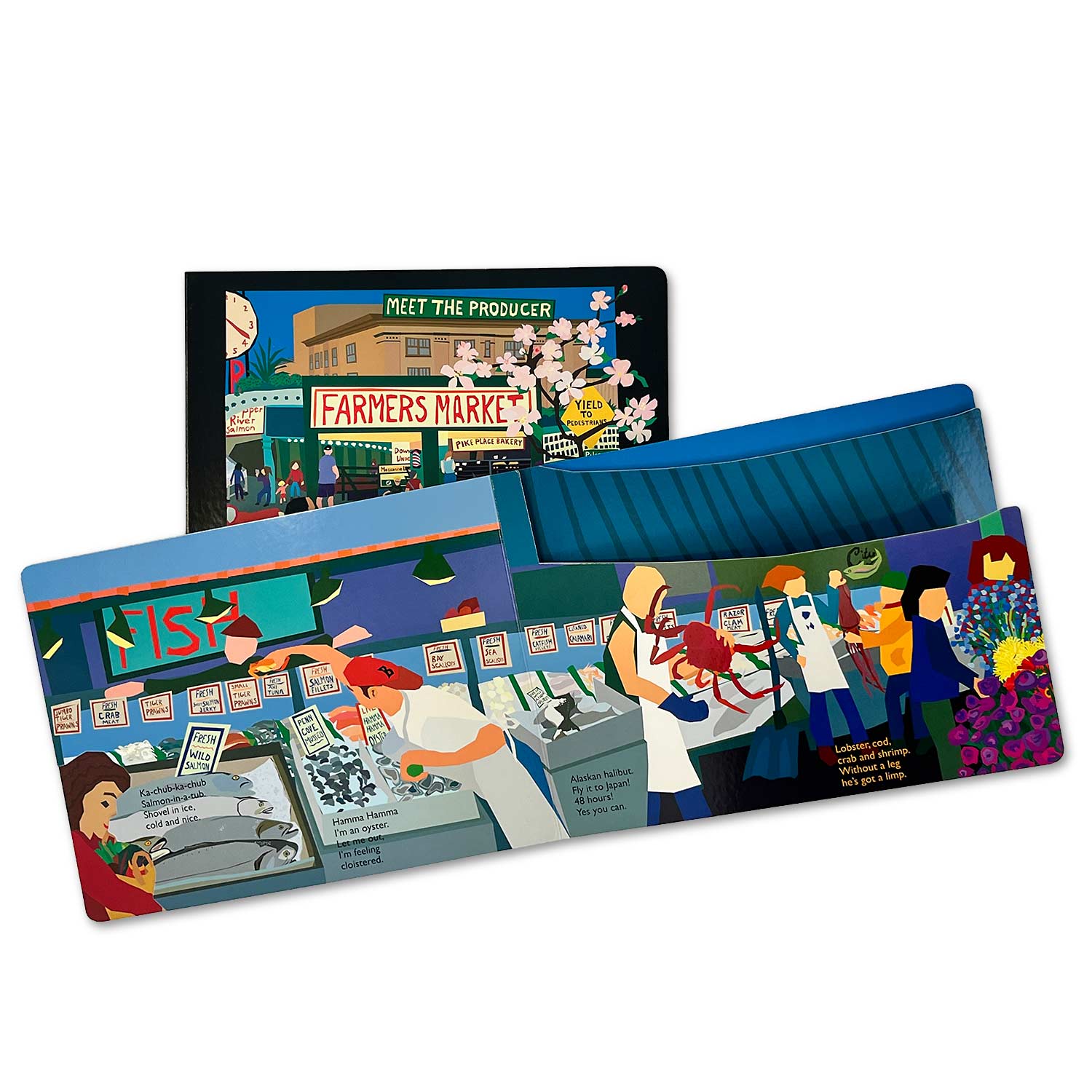 A Day At The Market by Sara Anderson | Made in Washington | Local Book