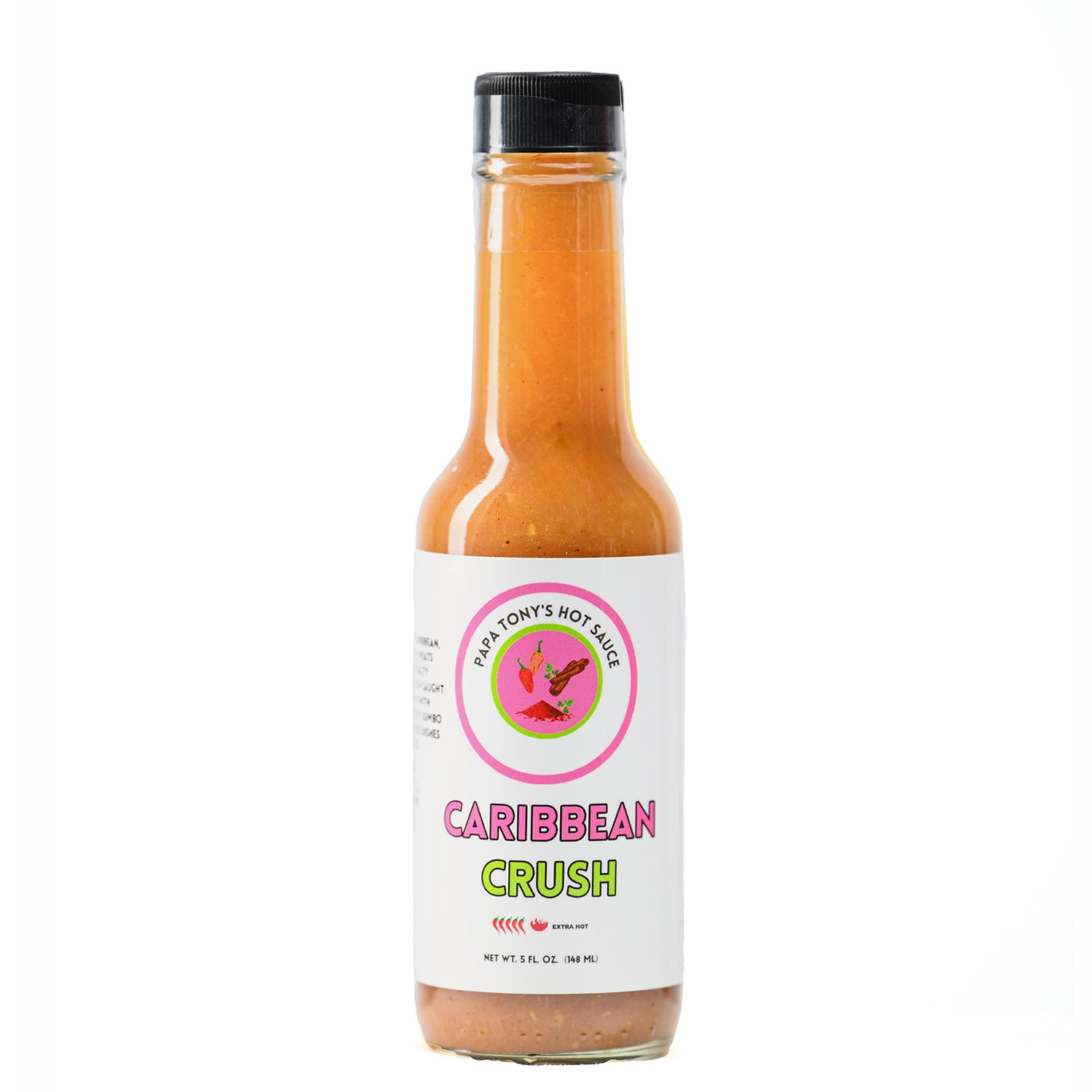 Papa Tony's Caribbean Crush Hot Sauce | Made In Washington | Spicy Gift