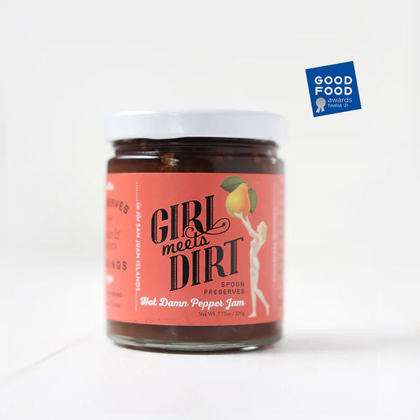 Girl Meets Dirt Hot Damn Pepper Jam | Made In Washington | Preserves