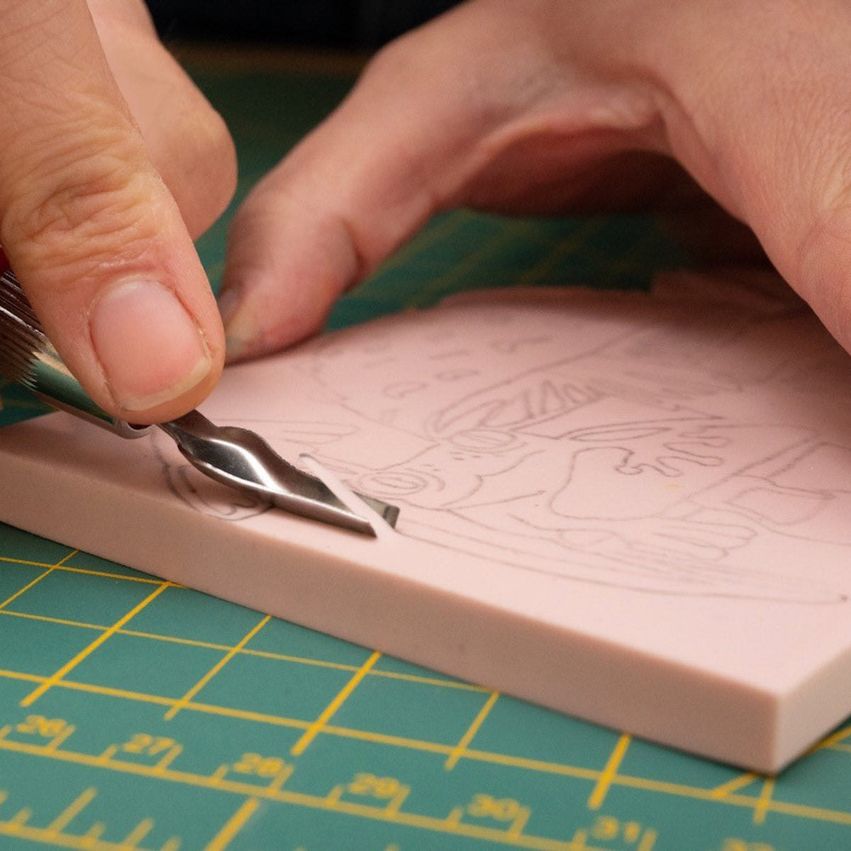 The Works Seattle Block Printing Stamp Kit | Made In Washington | DIY