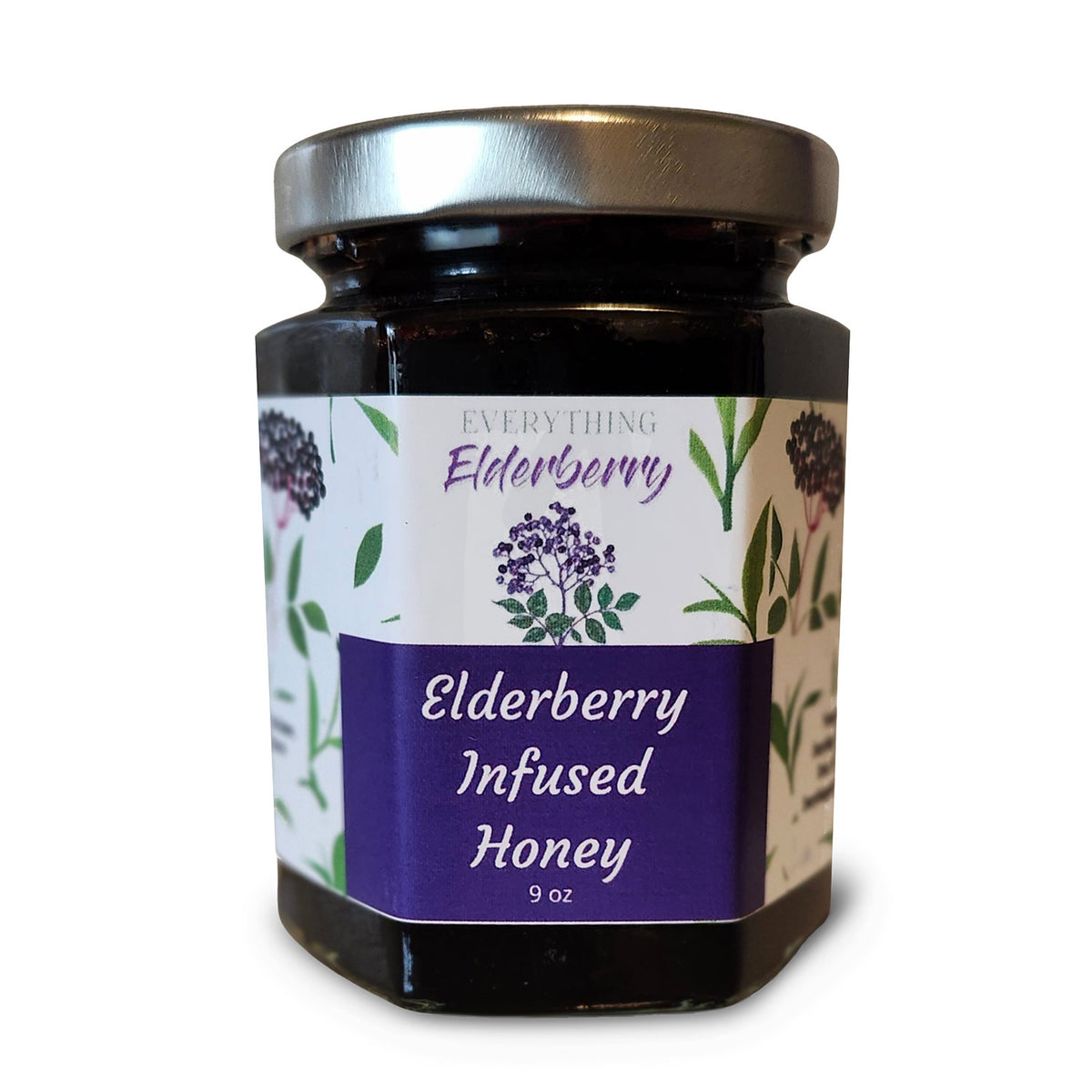 Everything Elderberry Infused honey | Made in Washington | Honey