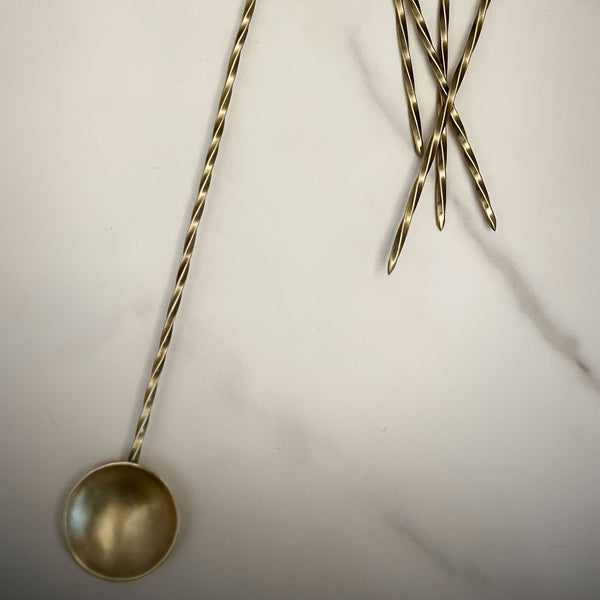 Tall Order Design Twist Bar Spoon | Made In Washington | PNW Bar Gifts