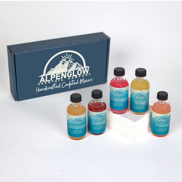 Alpenglow Cocktail Mixers Sampler Gift Set | Made In Washington | Bar