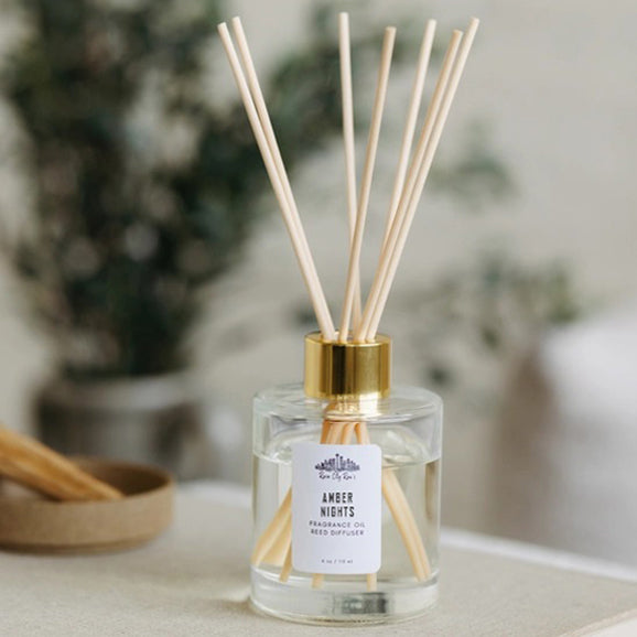 Rain City Rae's Amber Nights Reed Diffusers | Made In Washington | PNW