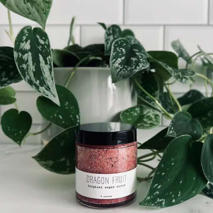 Handmade La Conner Dragon Fruit Sugar Scrub | Made in Washington | PNW