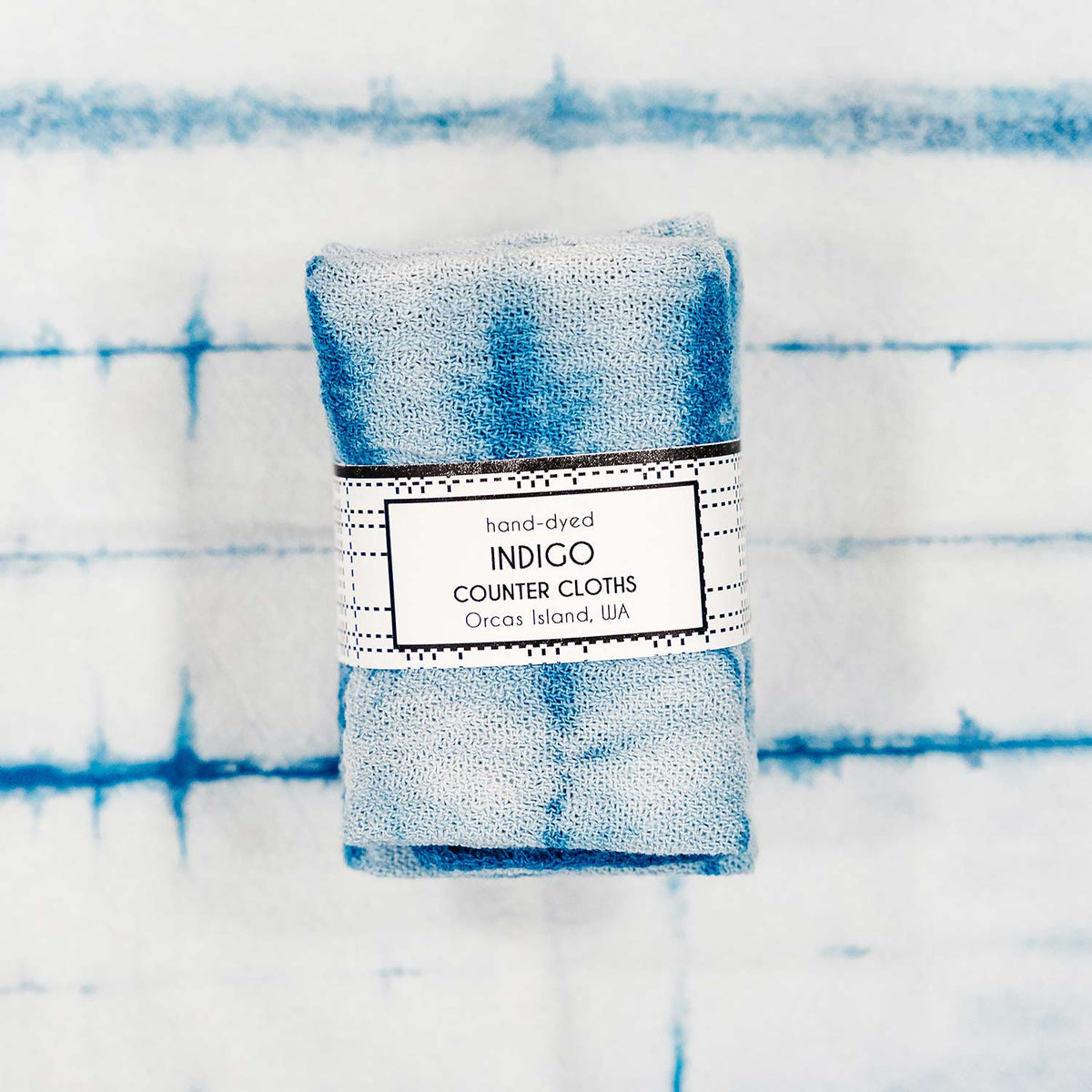 Natalie Menacho Indigo Dyed Counter Cloths | Made In Washington | PNW