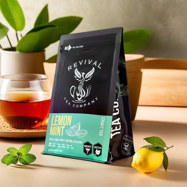 Revival Tea Co. | Made In Washington | Lemon Mint Tea Loose Leaf Teas