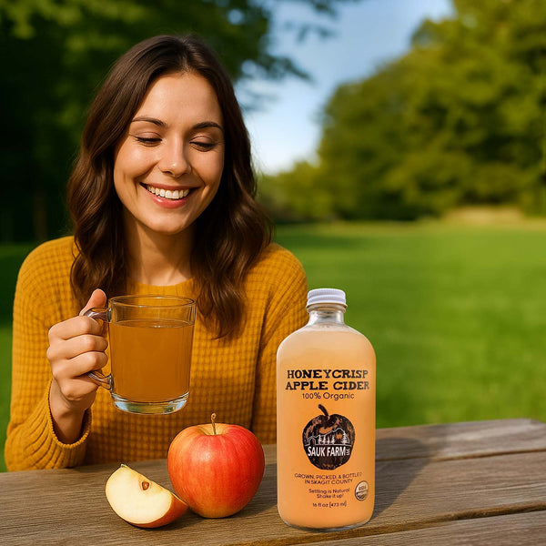 Honeycrisp Apple Cider | Made In Washington | Organic Local Apple Cider