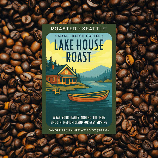 Roasted In Seattle Coffee Lake House Roast | Made In Washington | PNW