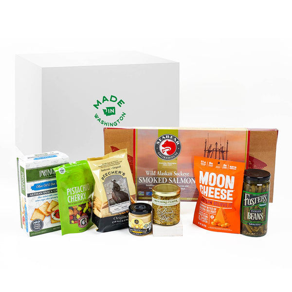 Smoked Salmon Charcuterie Box | Made In Washington | Local Grazing Box