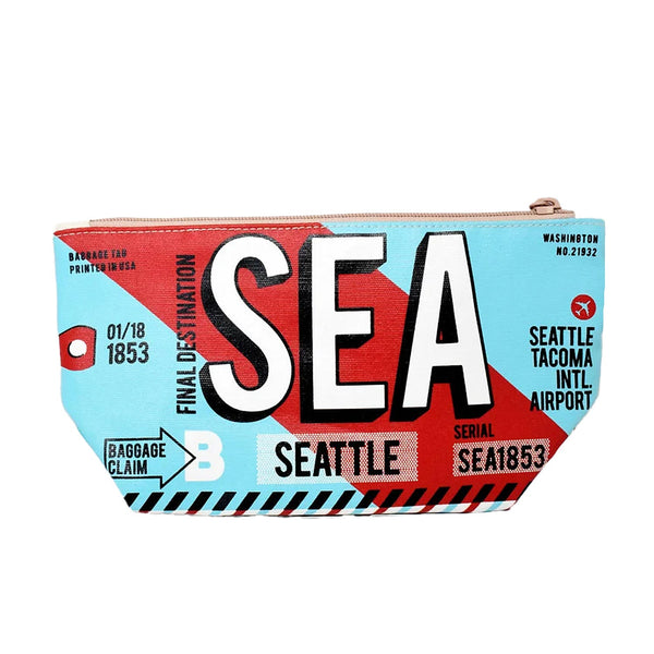 Chalo Seattle Luggage Tag Pouch | Made In Washington