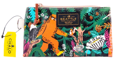 Chalo - Seattle Big Foot Forest Small Pouch | Made In Washington | Bag